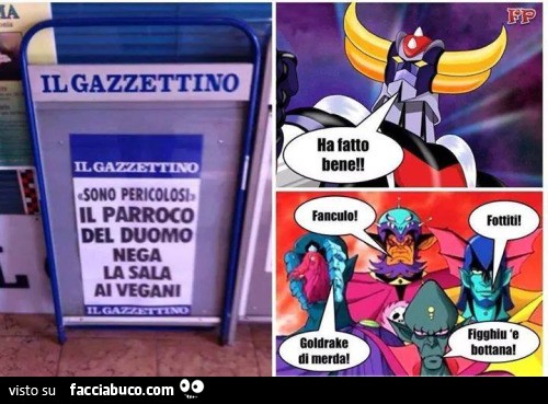 Tutti i meme su Goldrake - Facciabuco.com