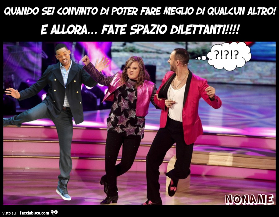 Will Smith balla a ballando con le stelle meme - Facciabuco.com